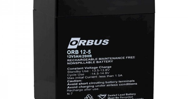 ORBUS ORB12-5 12 VOLT - 5 AMPER (90 X 70 X 101 MM)